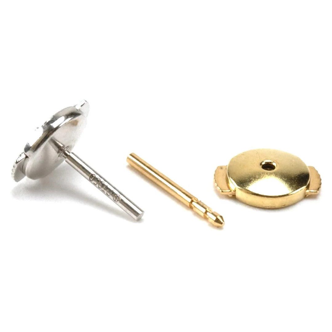 14K Gold Guardian Safety Earring Backs Backings - Etsy