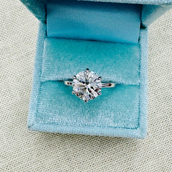 3 Carat Lab Grown Diamond Ring - Etsy