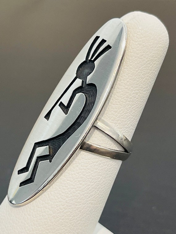 Signed Lawrence Saufkie, Renowned Hopi Jewelry Artist… - Gem