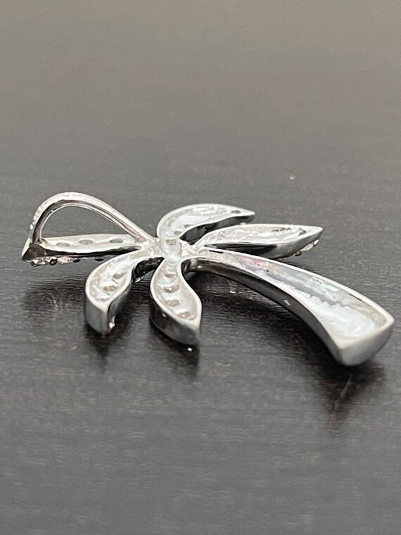 Diamond Palm Tree in 14K White Gold - Gem