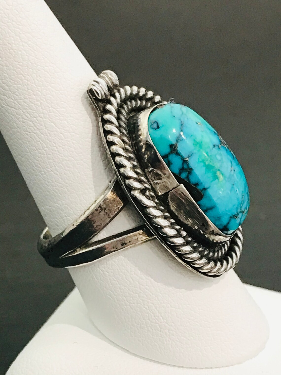 Godber's Nevada Turquoise Ring in Sterling Silver - Etsy