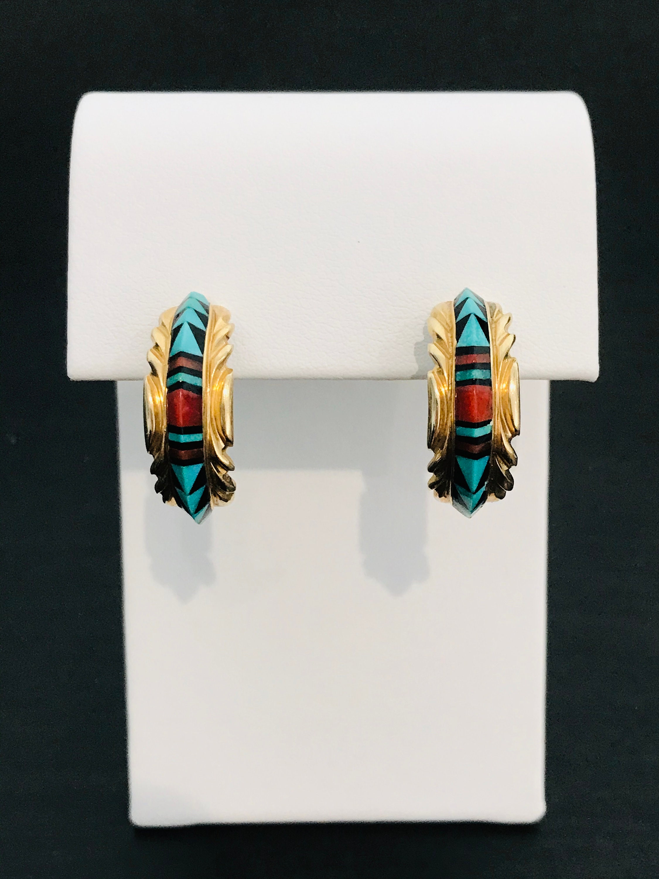 Renowned Navajo Artist Tim Bedah Signed 14K Gold | Etsy