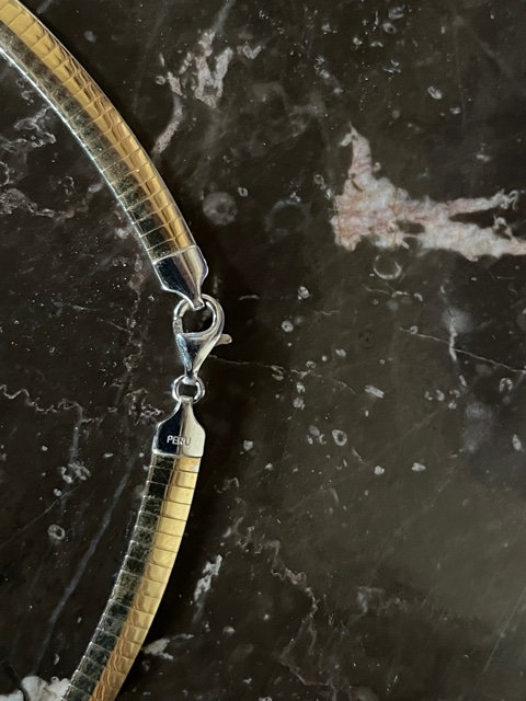 14K Gold Reversible Omega Chain | Etsy