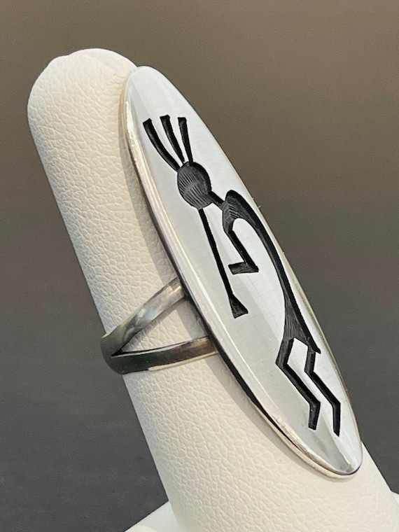 Signed Lawrence Saufkie, Renowned Hopi Jewelry Artist… - Gem