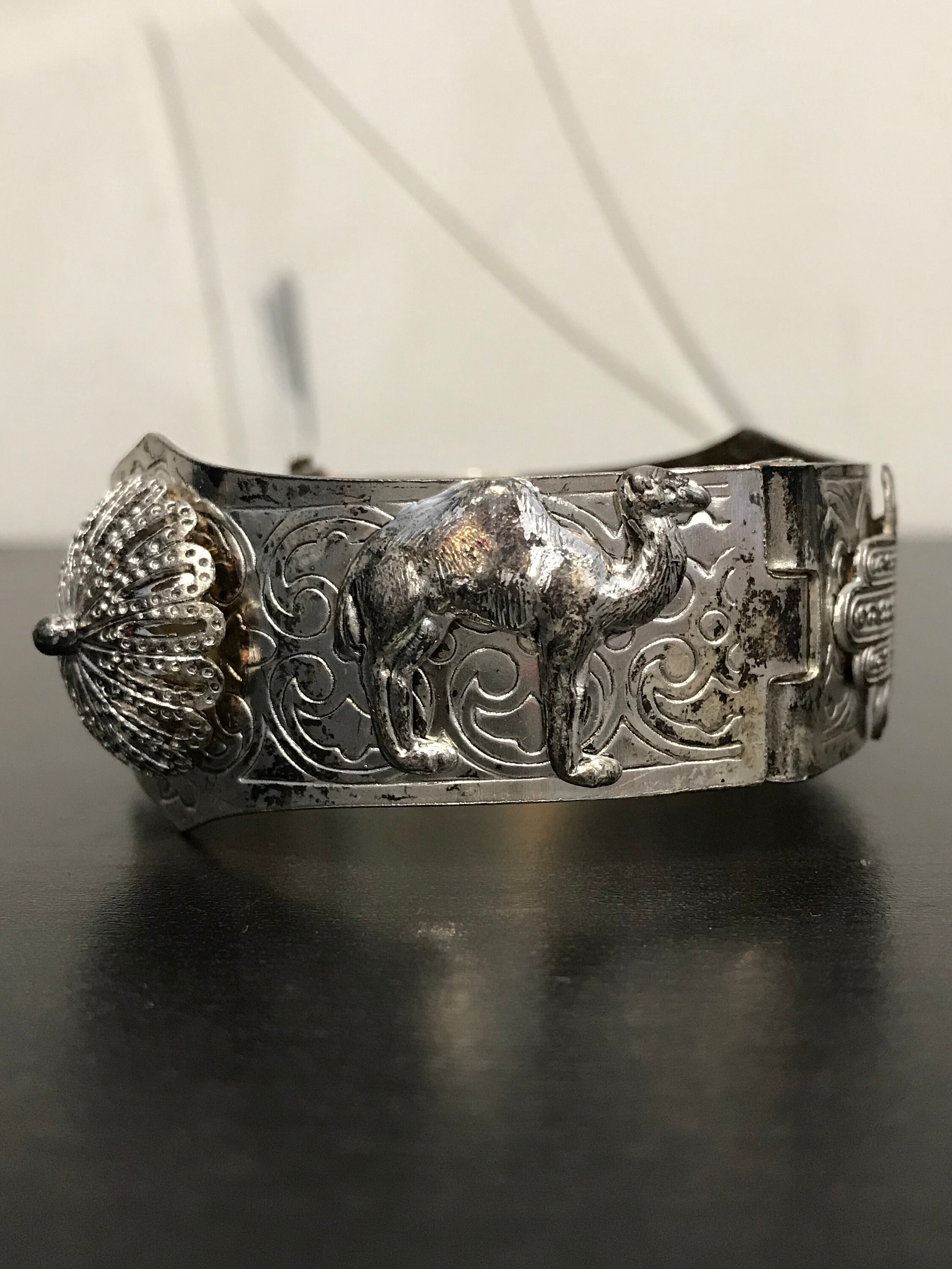 Middle Eastern Bracelet With Hamsa Camel and Flower Designs | Etsy