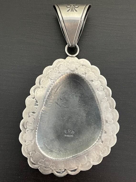 Vintage Signed Ernest Roy Begay Exquisite Turquoise P… - Gem