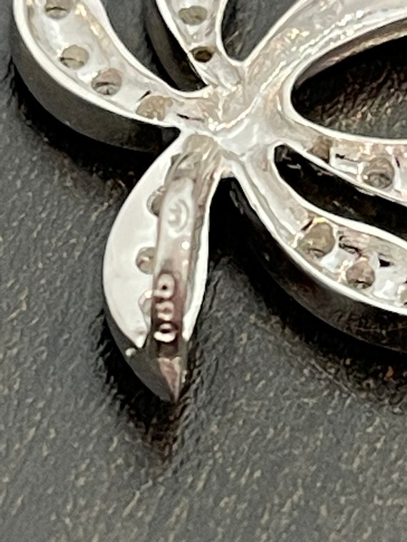 Diamond Palm Tree in 14K White Gold - Gem