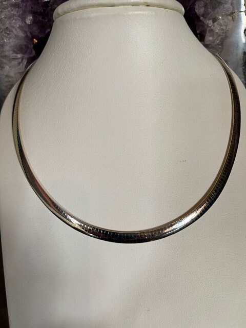 14K Gold Reversible Omega Chain | Etsy