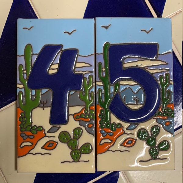 Tile House Numbers - Etsy
