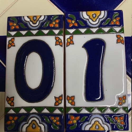 Address Numbers Handmade Ceramic House Numbers Custom House - Etsy