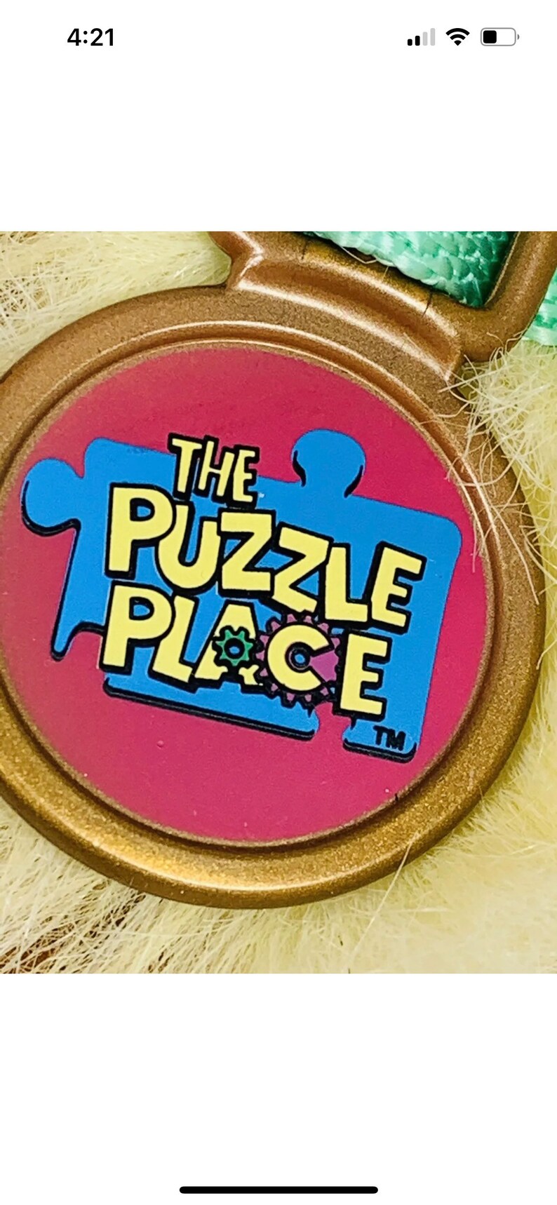 Fisher Price the Puzzle Place SIZZLE the Cat Plush Stuffed Animal 1994 ...