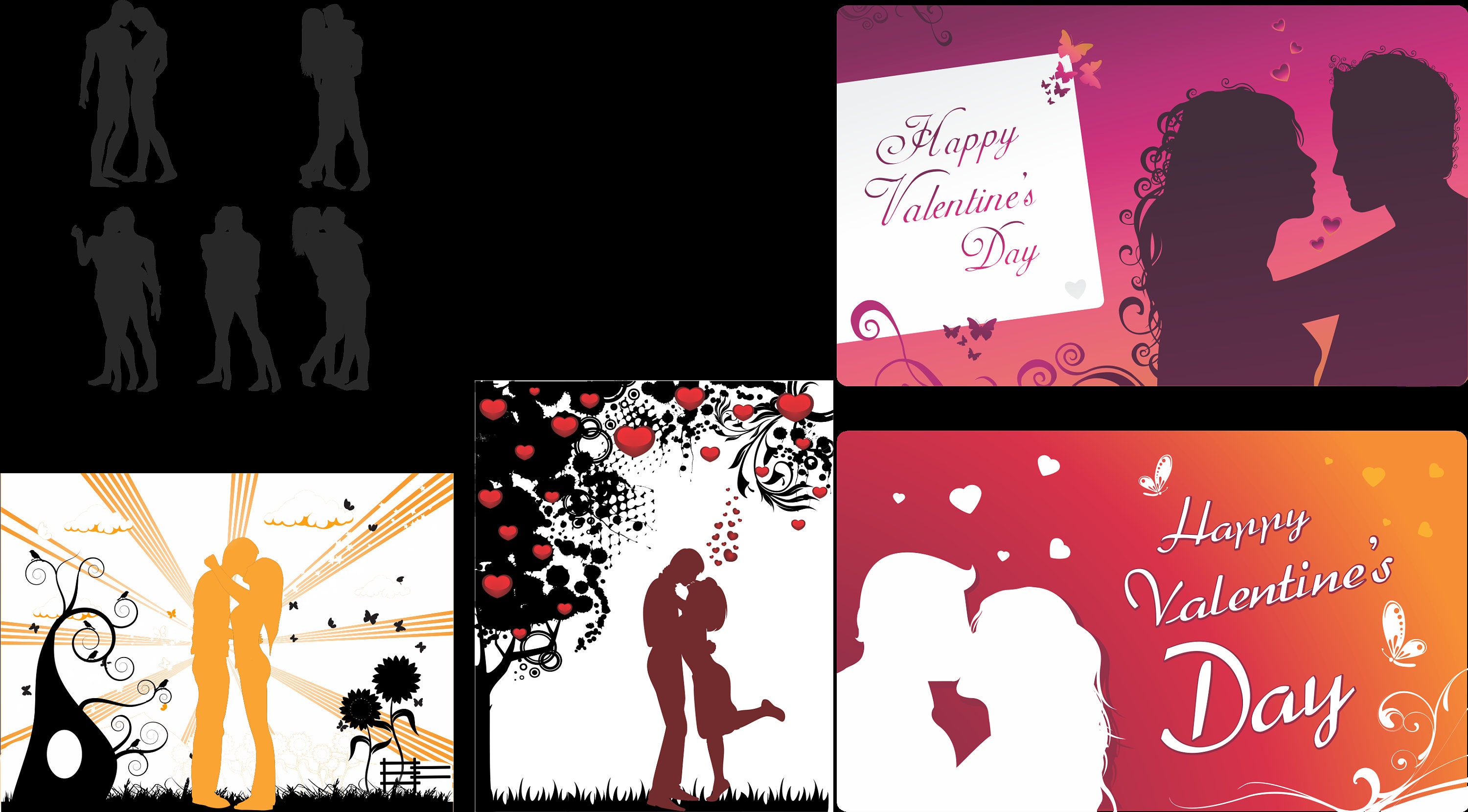 COUPLE Set Svg Bundle Clipart - Svg Png Eps Pdf - Digital Download ...