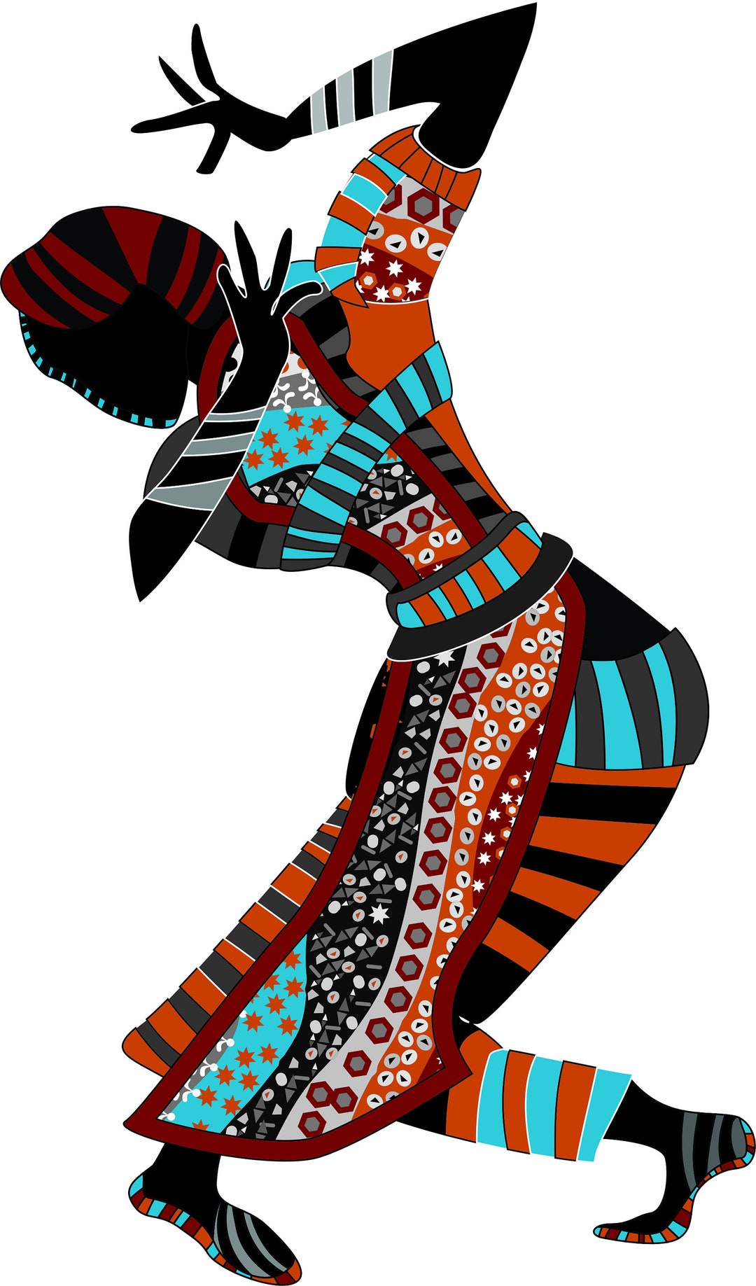 AFRICAN ART Vector Files - Etsy