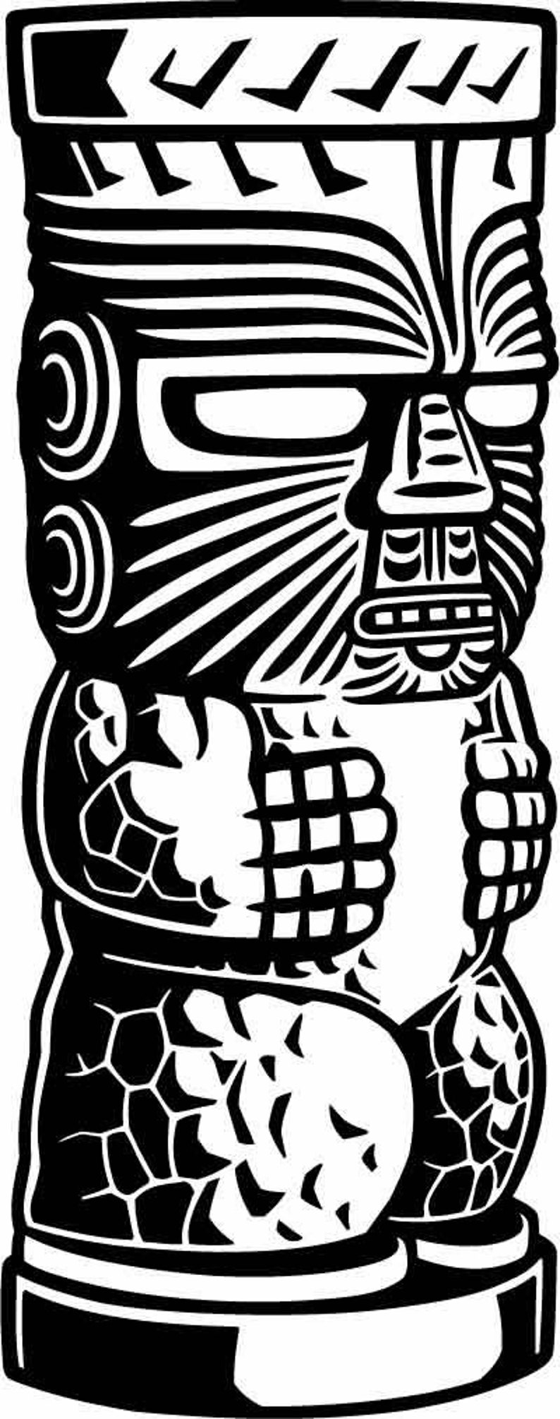 TIKI Collection Vector File - Etsy