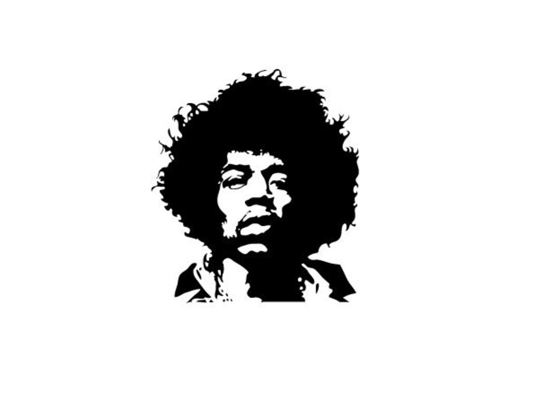 Jimi Hendrix SVG Cut File: Vector Clipart (digital Download) - Etsy