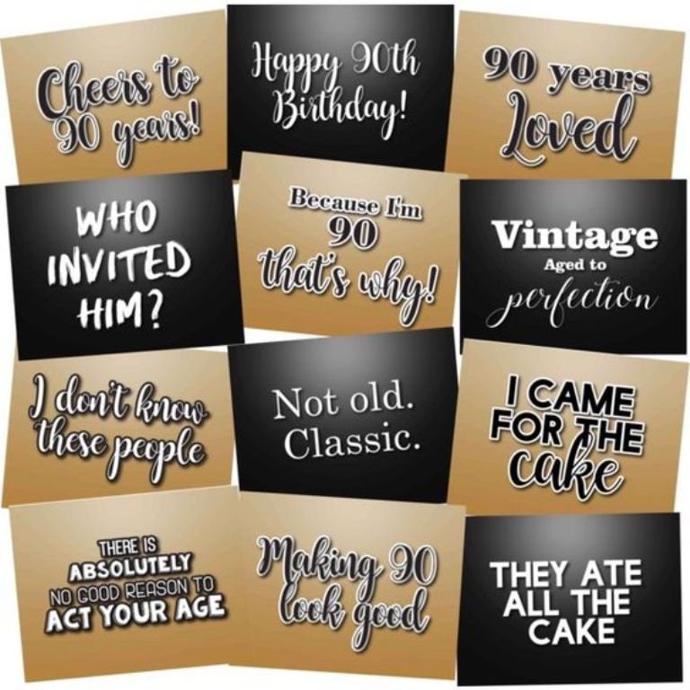 Birthday Photo Booth Props Accessories Kit Party Signs - Set of 12 - Etsy