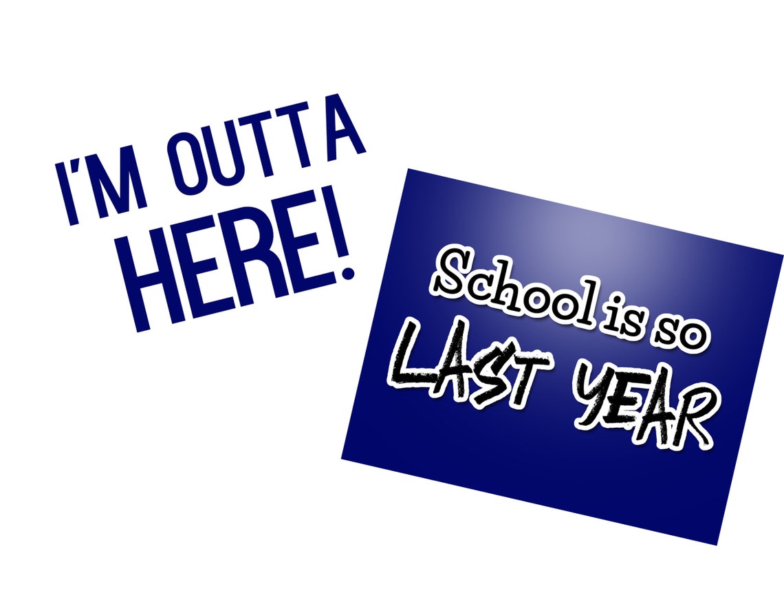 Class of 2022 Graduation Photo Booth Props DIGITAL DOWNLOAD PDF File ...