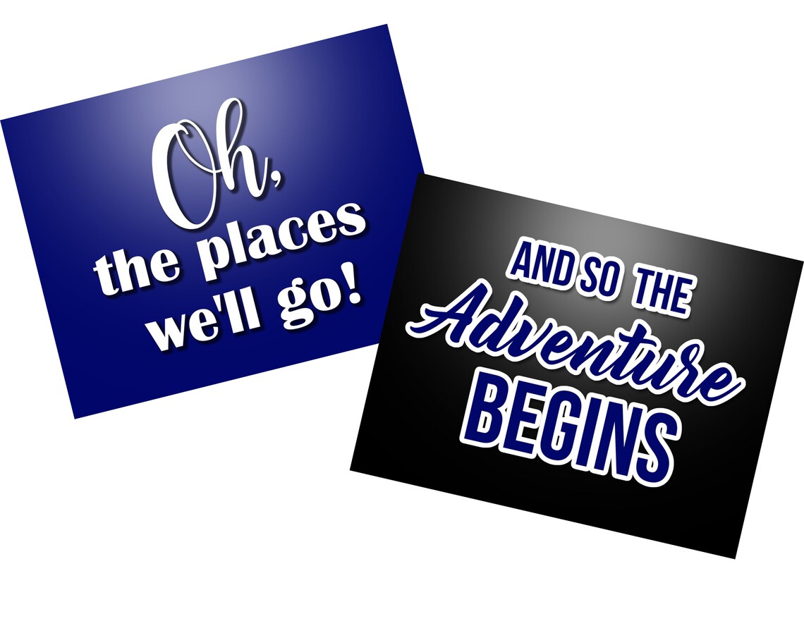Class of 2022 Graduation Photo Booth Props DIGITAL DOWNLOAD PDF File ...