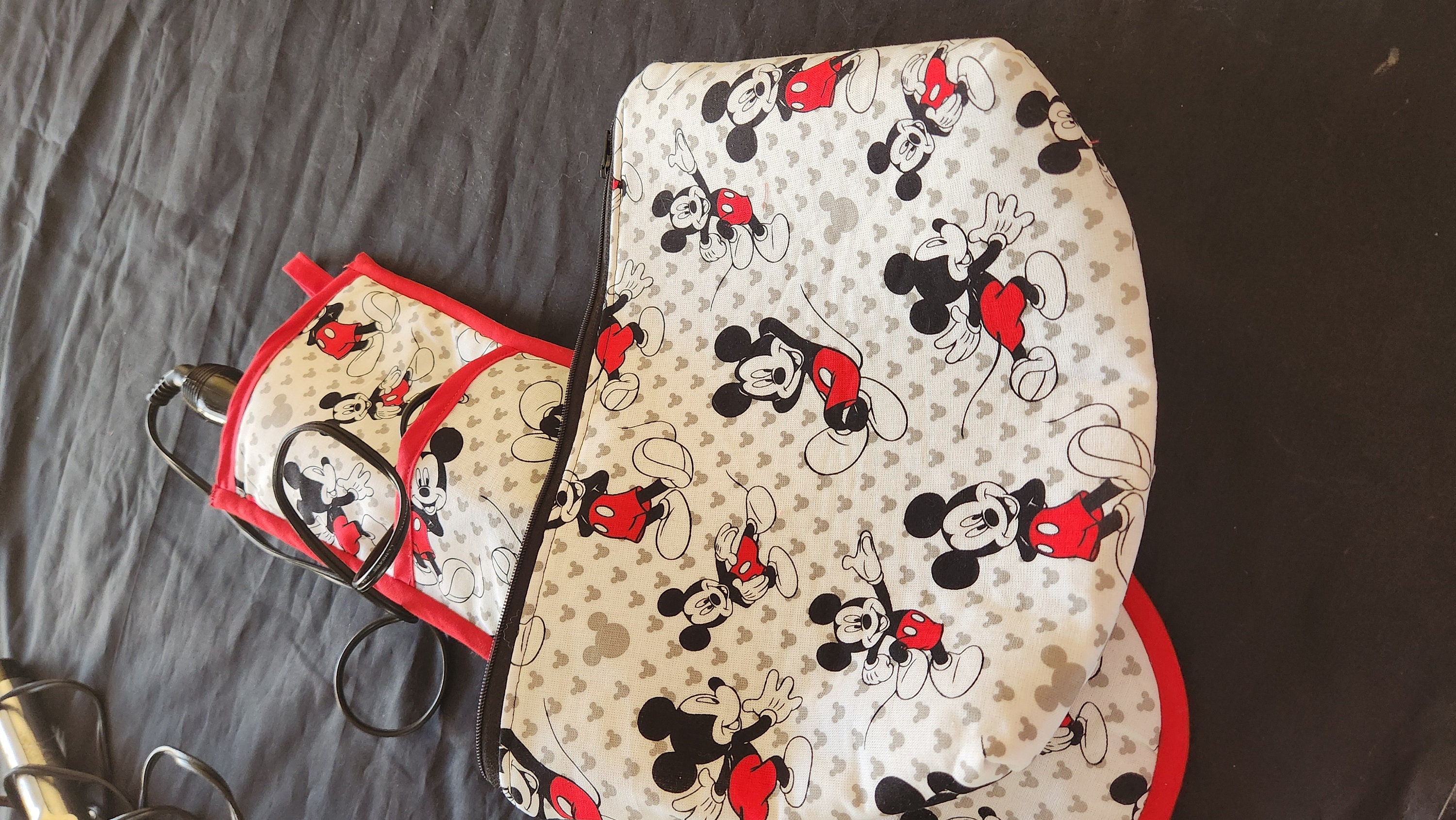 Mickey Mouse Curling Iron Holder With Matching Bag - Etsy