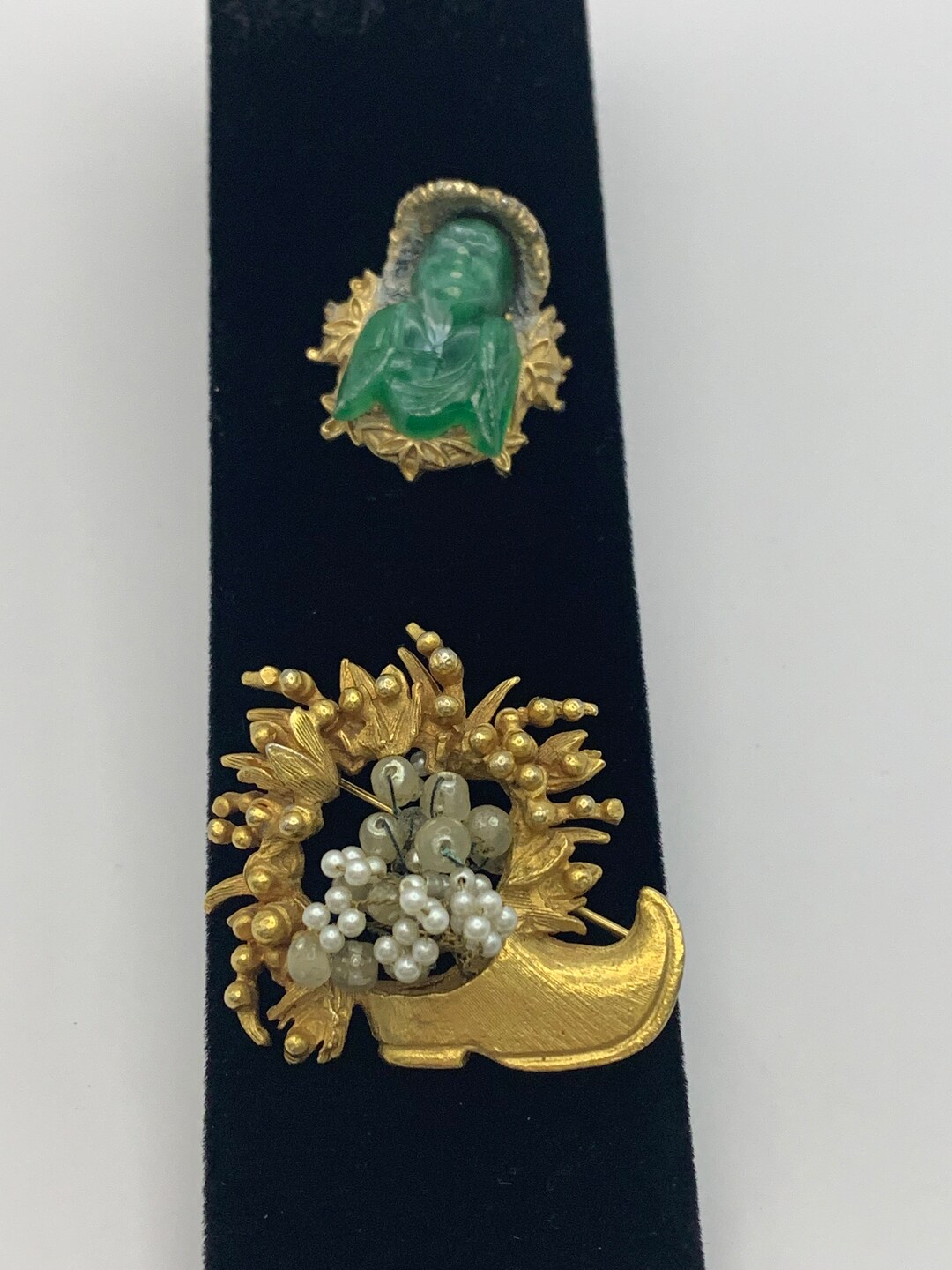 Florenza Signed Rare 2 Pieces. Brooch and Pendant - Etsy