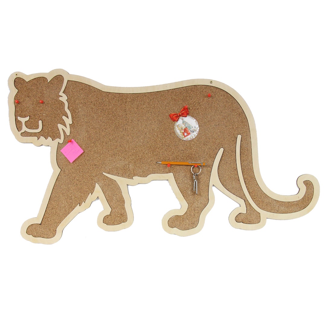 Tiger Wall Cork Board , Easy Attaching Pin Board, Memo Board Corkboard ...