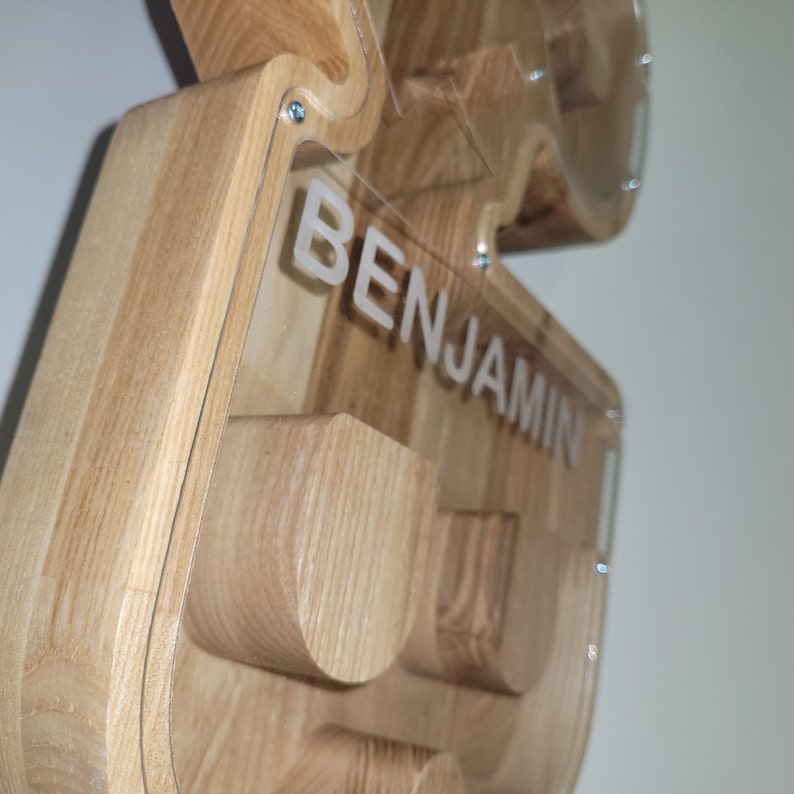 Custom Letters Double Piggy Bank Wedding Gift Wood Letter - Etsy