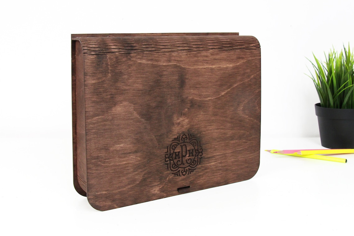 Custom Text Wooden Box Personalized Wooden Box Natural Wood - Etsy