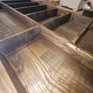 Custom Wooden Drawer Inserts, Wood Kitchen Tools Tray by Order ...