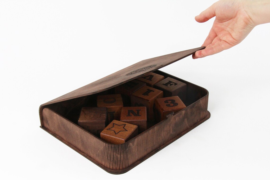 Custom Text Wooden Box Personalized Wooden Box Natural Wood - Etsy