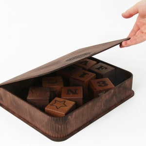 Custom Text Wooden Box , Personalized Wooden Box, Natural Wood Box for ...