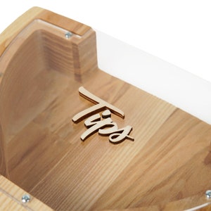 Personalized Tip Box for Restaurants, Custom Donation Box, Tip Jar for ...