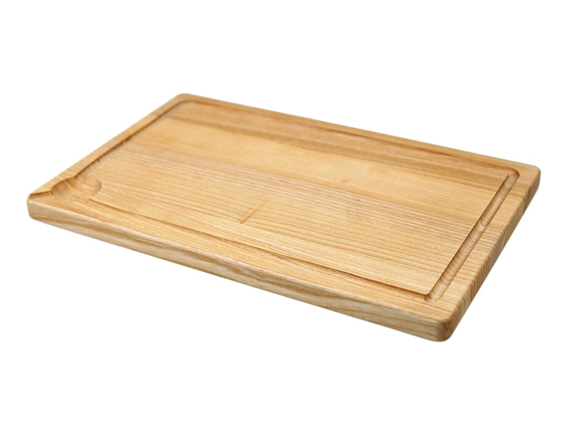 Wooden Ashwood Cutting Board With Juice Groove, Unique High Quality ...