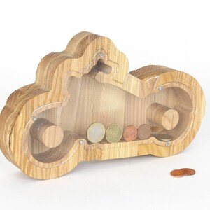 Motorcycle Piggy Bank Home Decoration, Custom Gift Piggy Bank Bike ...