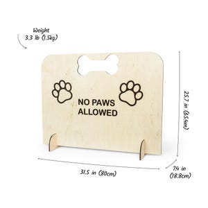 Personalized Dog Stopper, Dog Barrier Gate, Patio Blocker, Customized ...