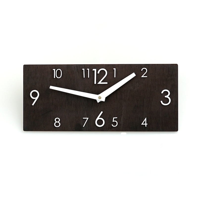 Horizontal Wall Art With Clock - Etsy