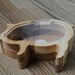 Small Pig Money Box, Tiny Size Piggy Bank Pig, Wooden Fund Box Farm ...