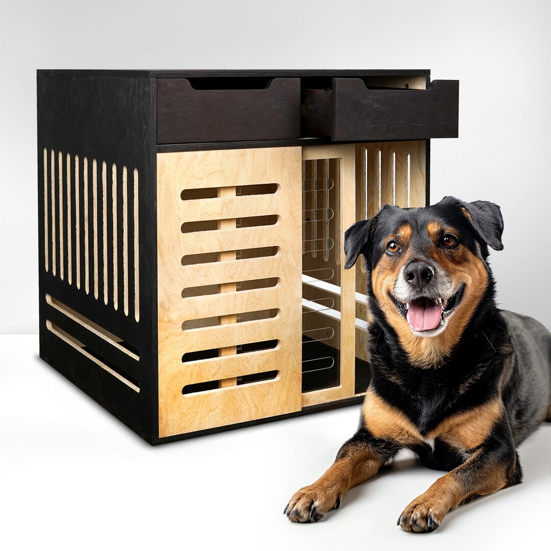 Personalized Modern Pet Furniture, Cozy Wooden Cage for Furry Friend ...