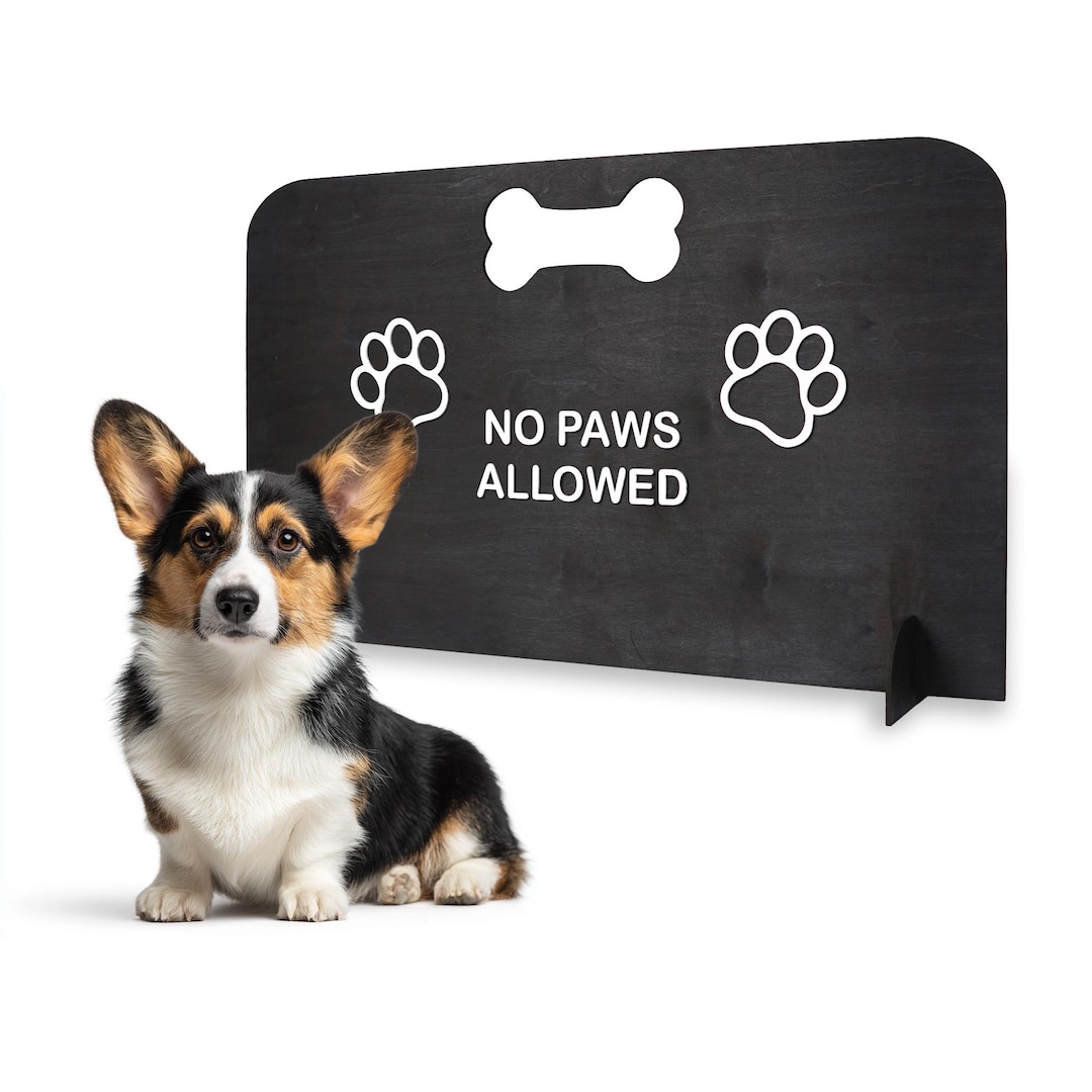 Puppy Stair Stopper and Indoor Pet Barrier, Rustic Wooden Dog Gate for ...