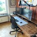 Height Adjustable Computer Table, Work Station, Fancy Led Light Table ...