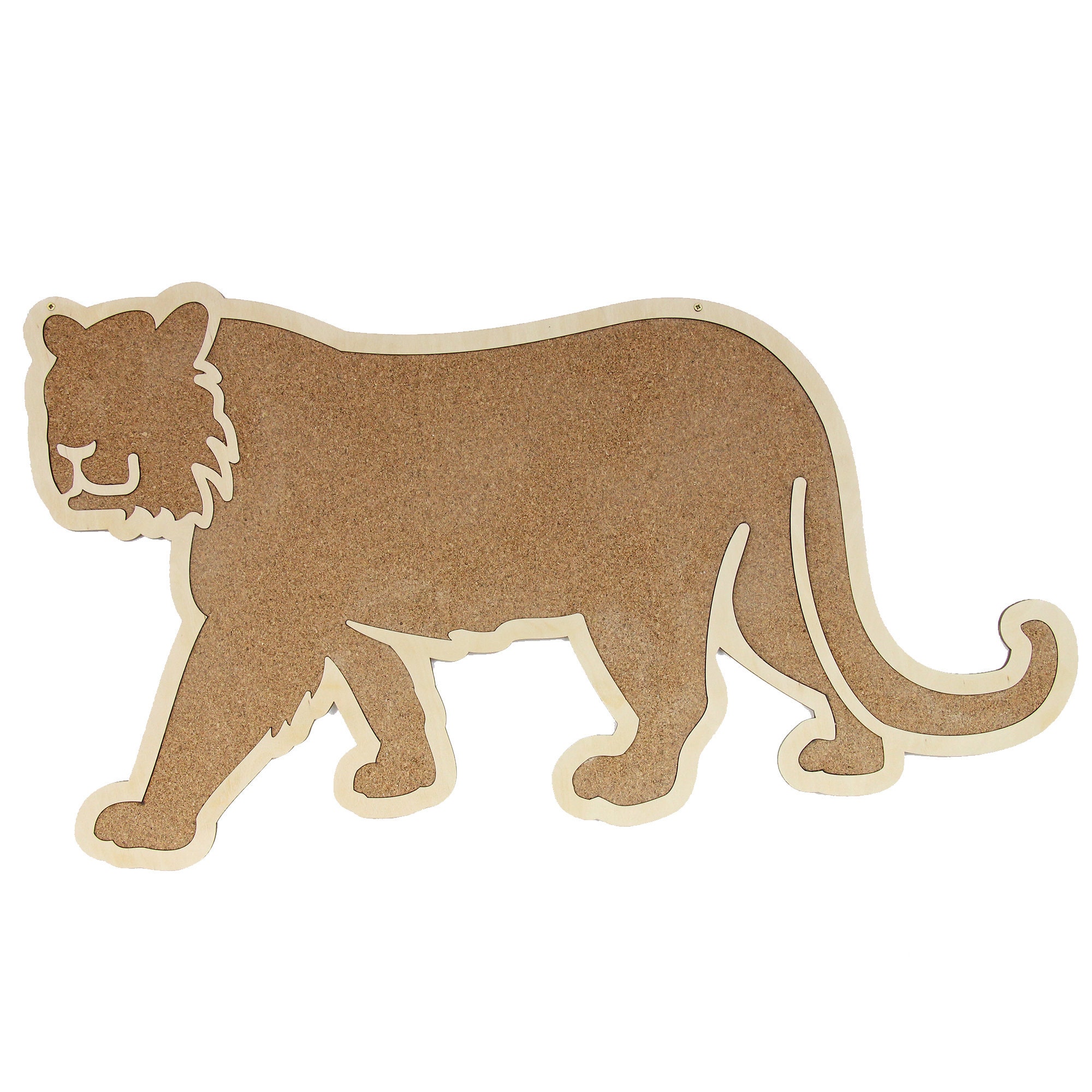 Tiger Wall Cork Board Easy Attaching Pin Board Memo Board | Etsy