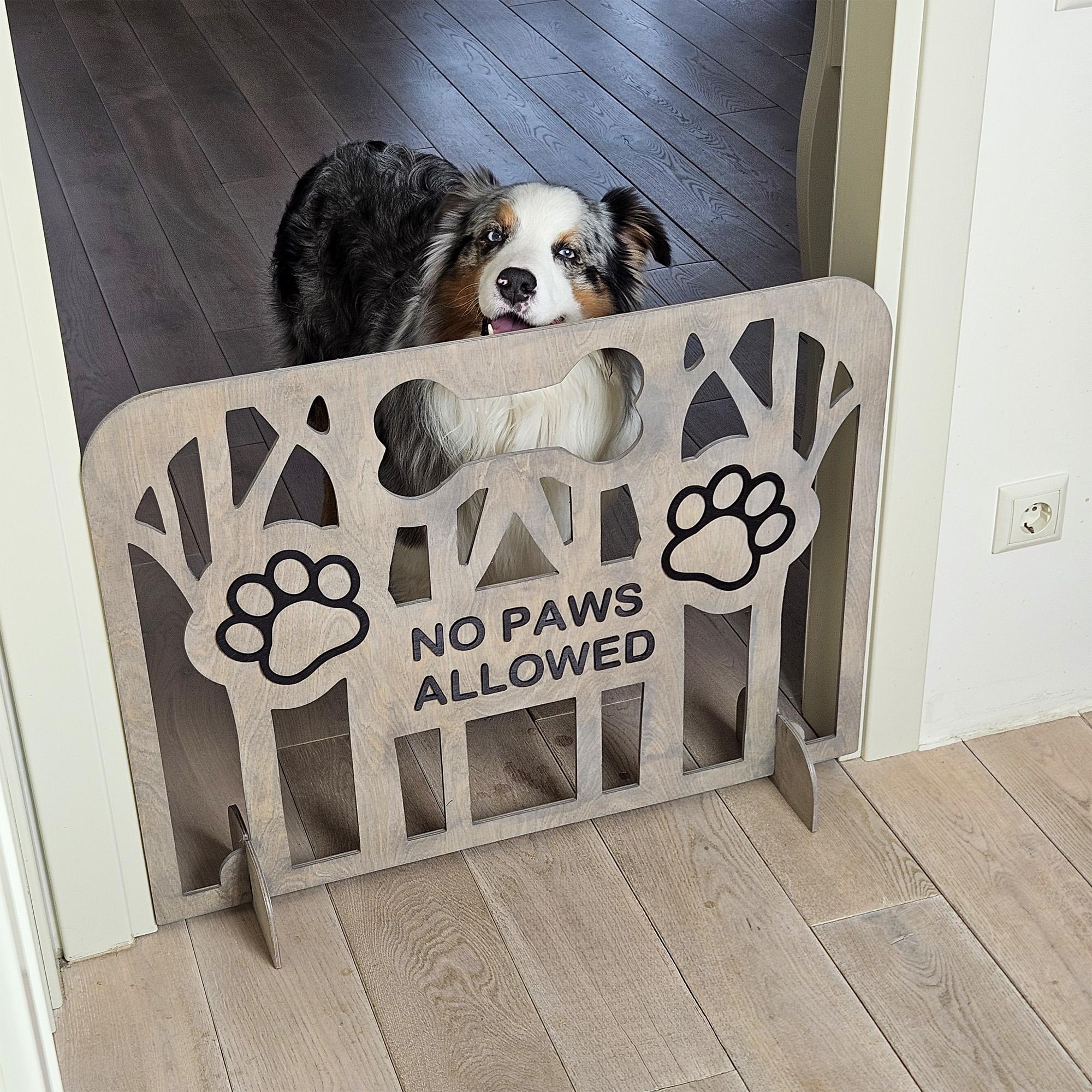 Indoor Pet Barrier and Freestanding Puppy Gate, No Drill Dog Stopper ...