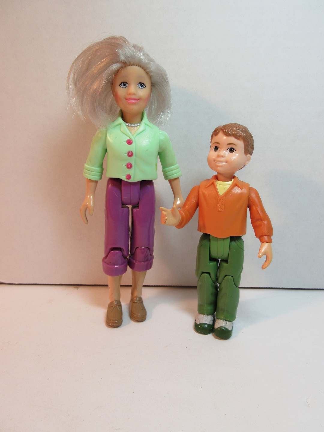 Fisher Price Loving Family Dollhouse Dolls Grandma Boy Lot of - Etsy