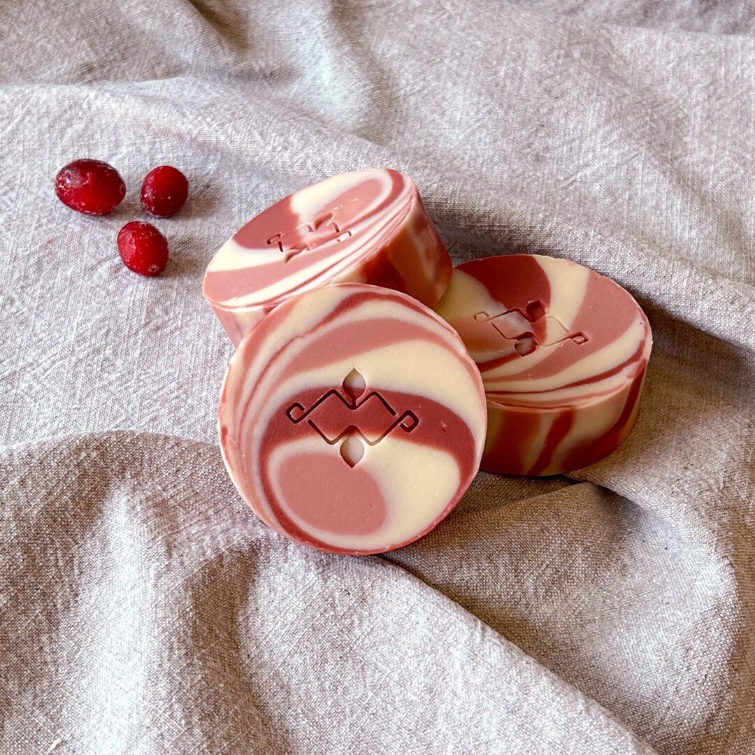 Artisan Gift Soap Yogurt & Cranberry Scented, Eco-friendly Homemade Bar ...