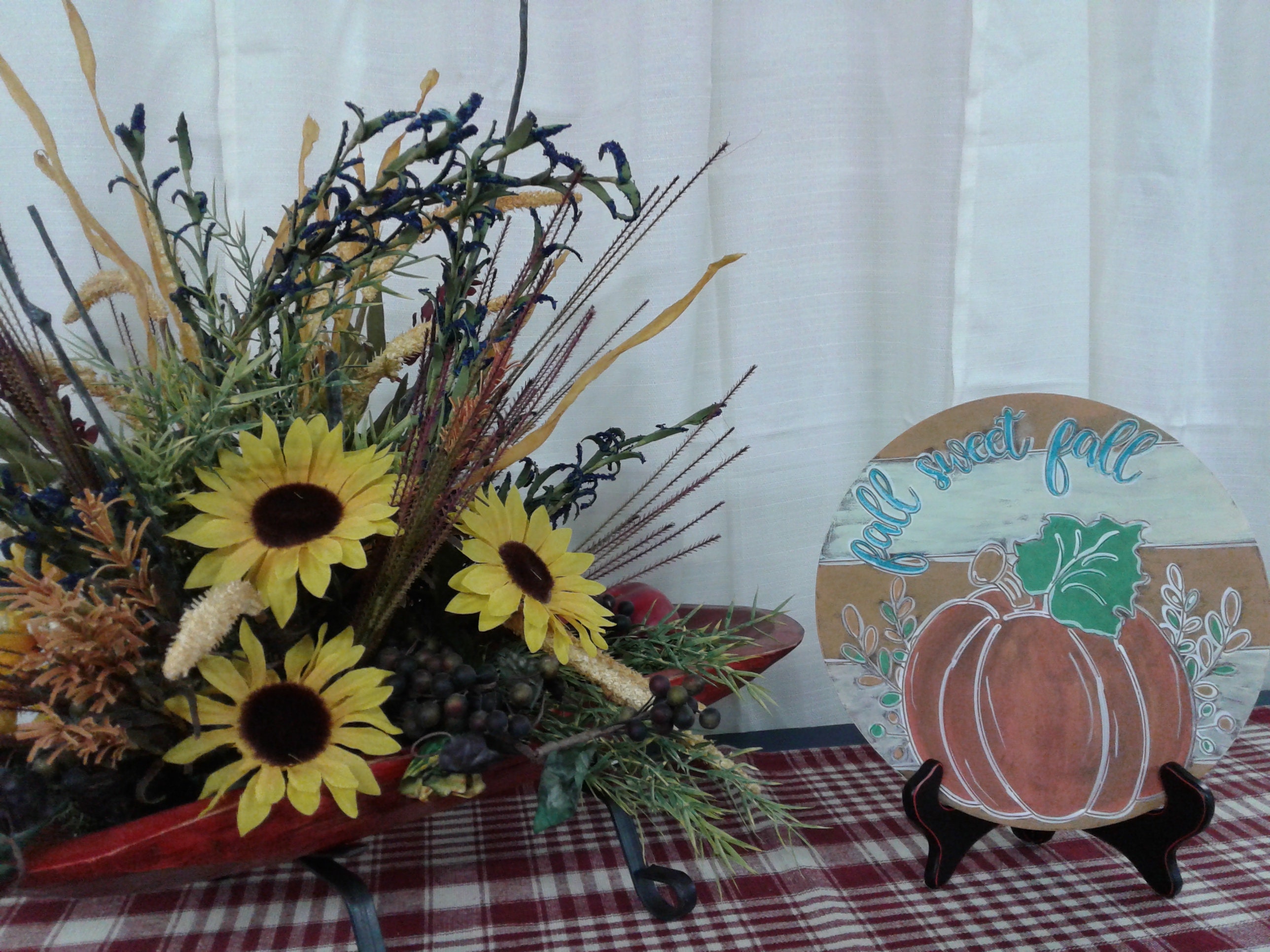 Wood Circle fall Sweet Fall - Etsy UK