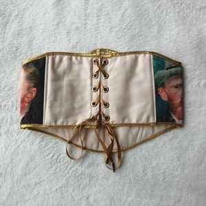 Handmade Underbust Corset Belt • Vincent Van Gogh Self-portrait Series ...