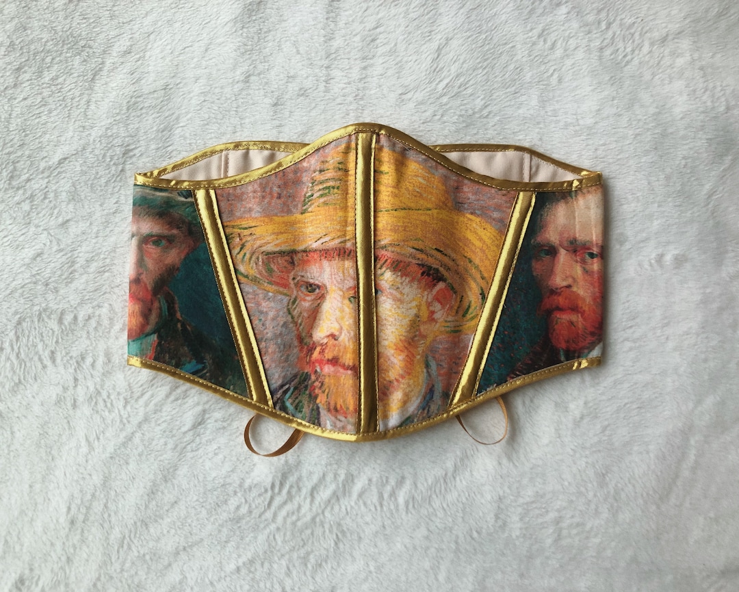 Handmade Underbust Corset Belt • Vincent Van Gogh Self-portrait Series ...