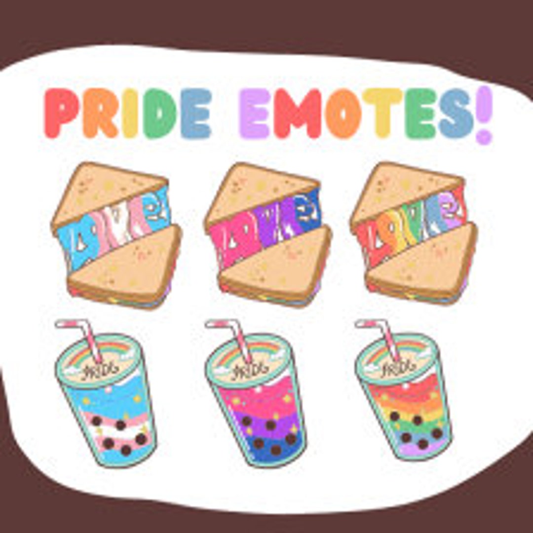 LGBTQ+ Emotes, Perfect for Streaming or Discord Servers - Etsy