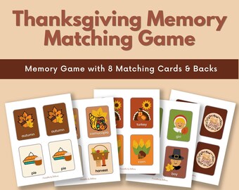 Spring Themed Printable Memory Matching Game for Kids | Etsy