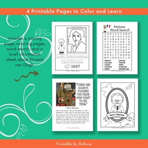 Henri Matisse Famous Artist | A Fun Introduction for Young Kids With ...