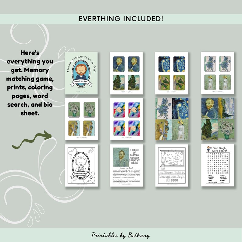 Vincent Van Gogh Famous Artist | A Fun Introduction for Young Kids With ...